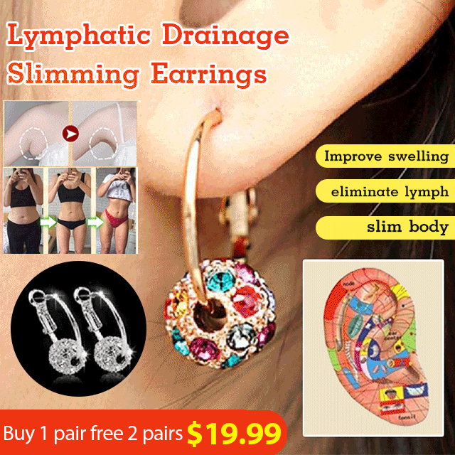 【Buy 1 Free 2】Lymphatic Drainage Slimming Earrings – aneedlove